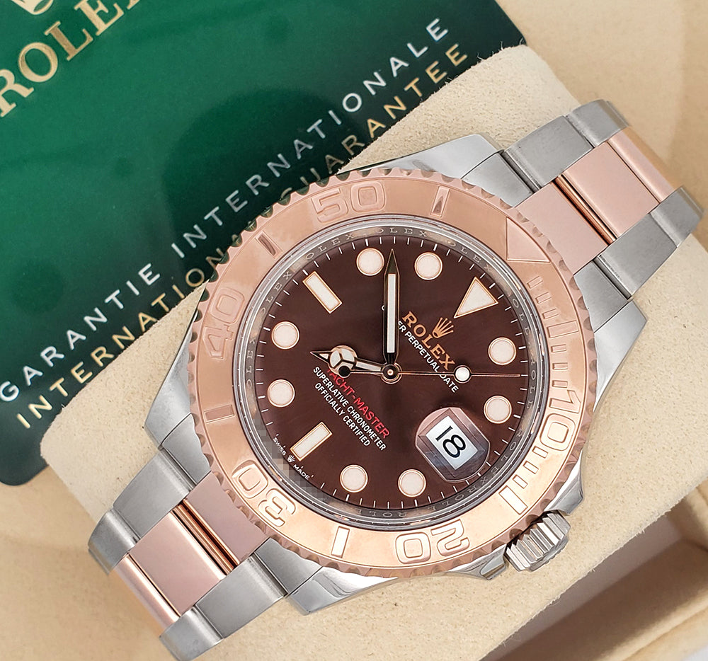 2022 Rolex Yacht-Master 40mm 126621 Chocolate Dial 2-tone Everose Gold