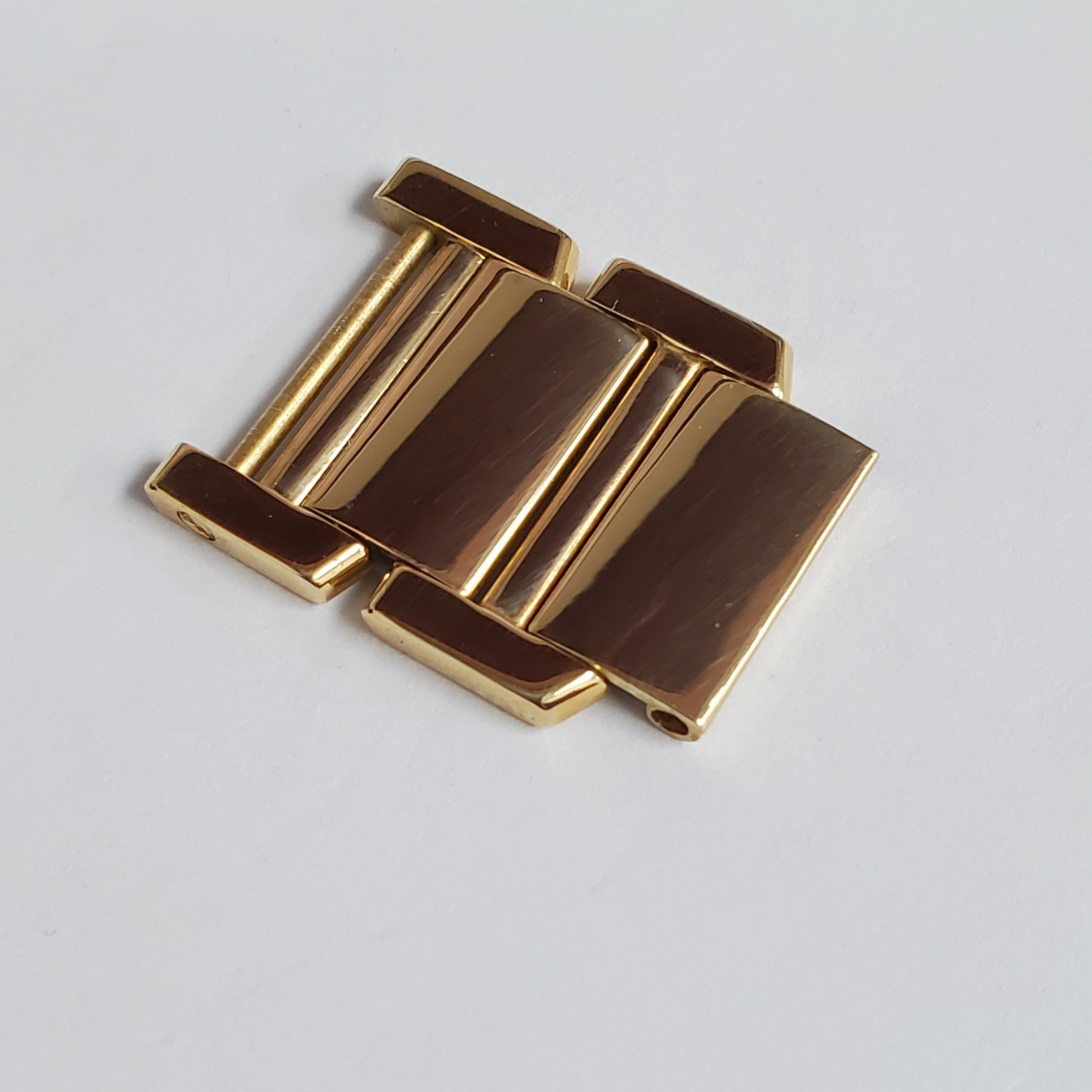 OEM Cartier Tank Francaise Midsize Yellow Gold Genuine 18mm 2-Links