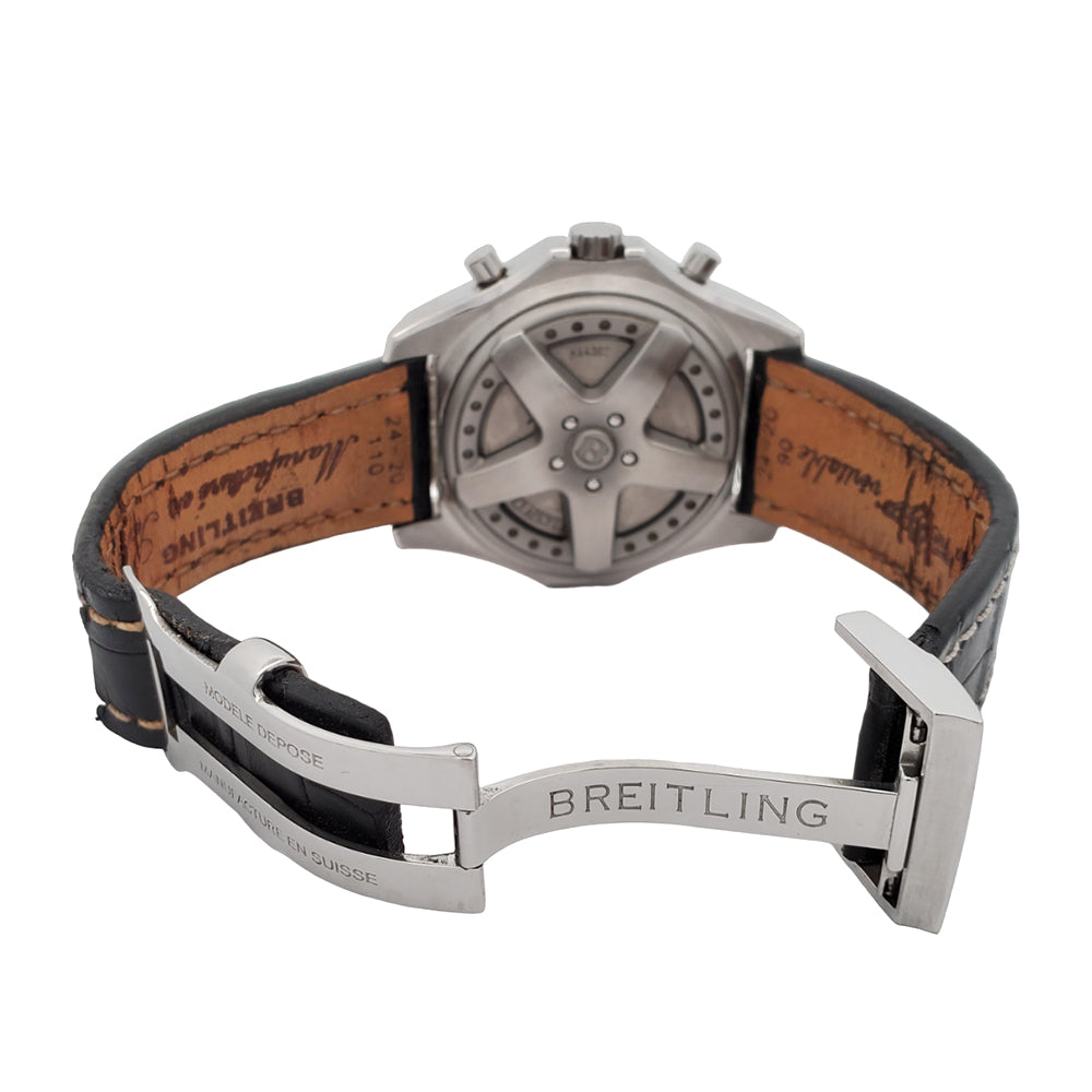 Breitling Bentley 6.75 Chronograph 48mm Black Index Dial Big Date Stai