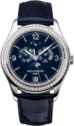 Patek Philippe Complications Annual Calendar Moon Phases White Gold Na
