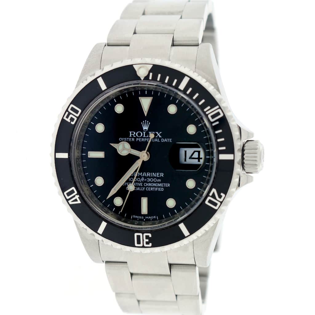 Rolex Submariner Date Black Dial 40MM Automatic Stainless Steel Mens O