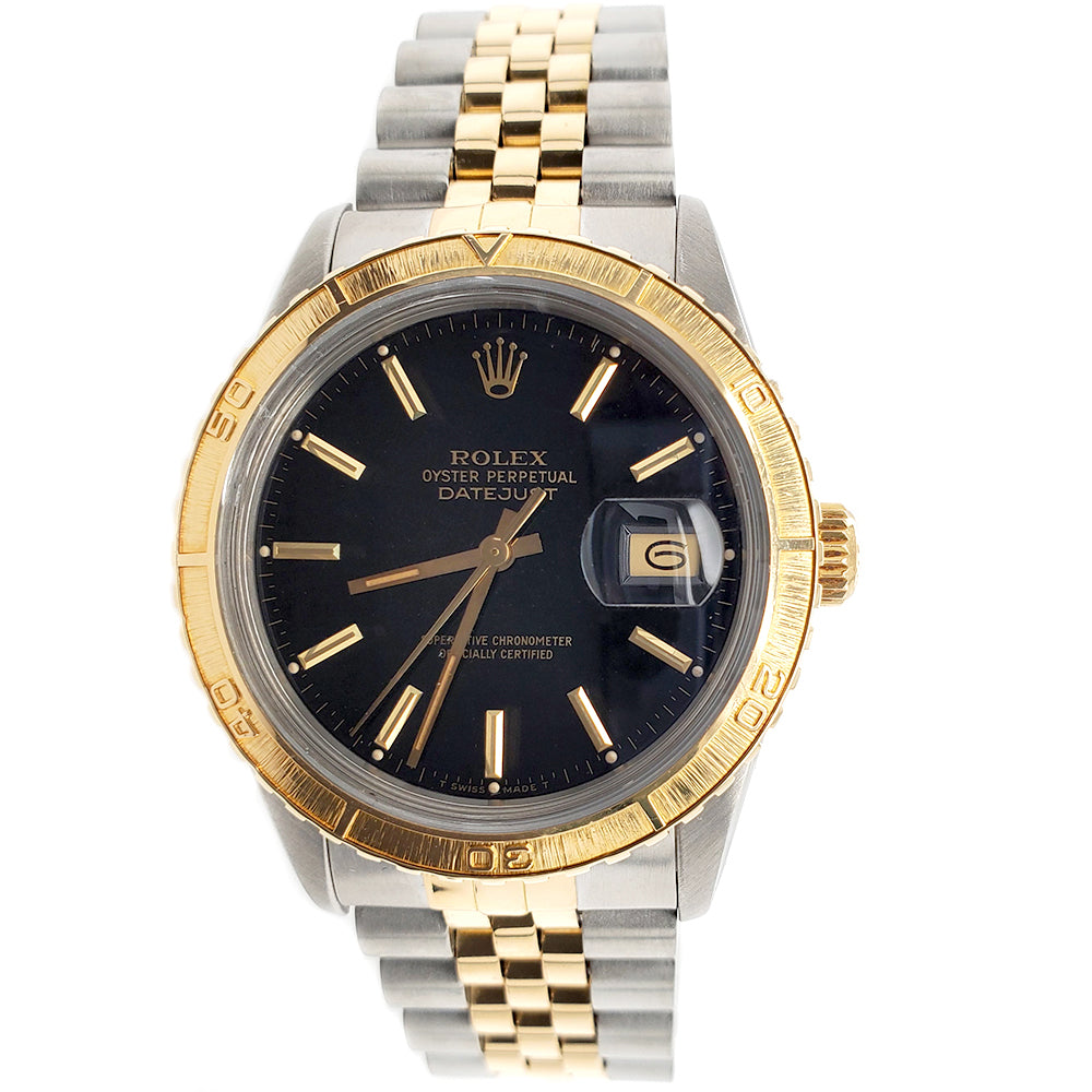 Rolex Turn-O-Graph Thunderbird Datejust 36mm 2-Tone Jubilee 16253 Watc
